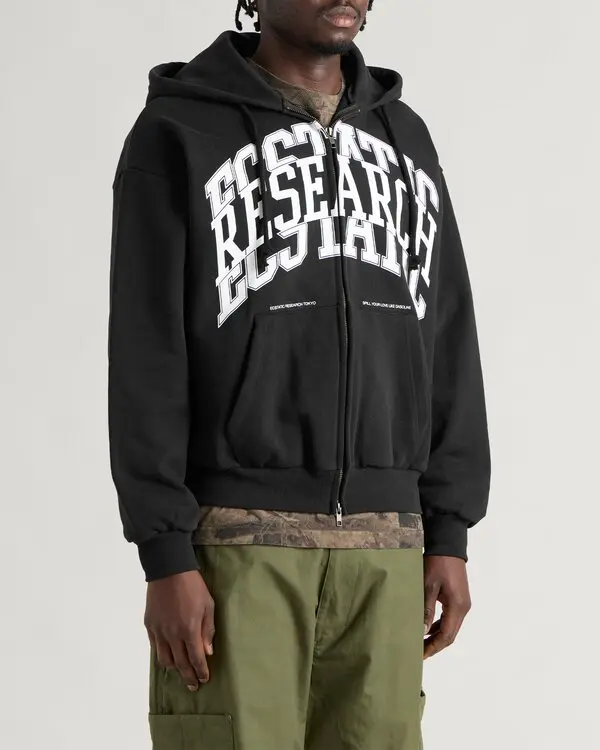 ECSTATIC RESEARCH Campus Zip Hoodie