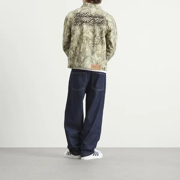 BILLIONAIRE BOYS CLUB Diamonds & Dollars Tree Trucker J Jacket