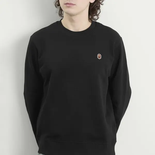 A BATHING APE One Point Crew Neck Sweatshirt
