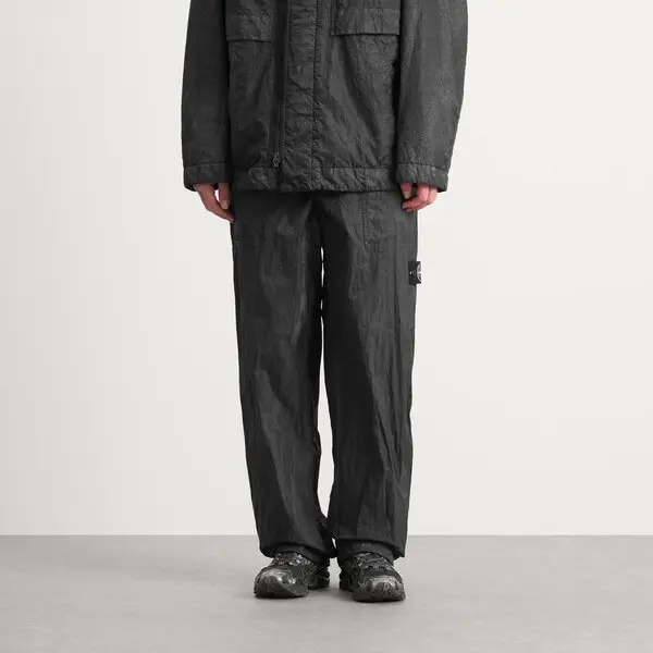Stone Island Dense Nylon-tc Hand Sprayed Reflective Trousers
