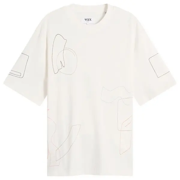 WAX LONDON Milton Shapes Embroidery T-shirt