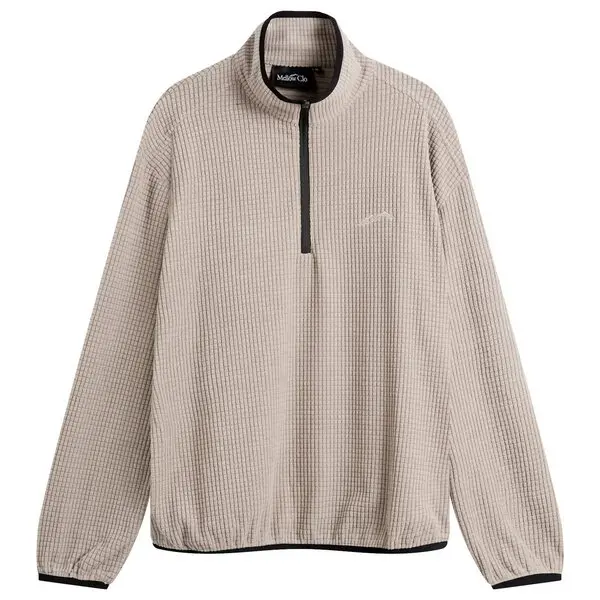 MELLOW CLO Summit Half Zip Fleece - Stone