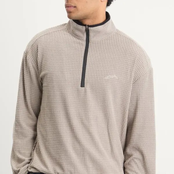 MELLOW CLO Summit Half Zip Fleece - Stone