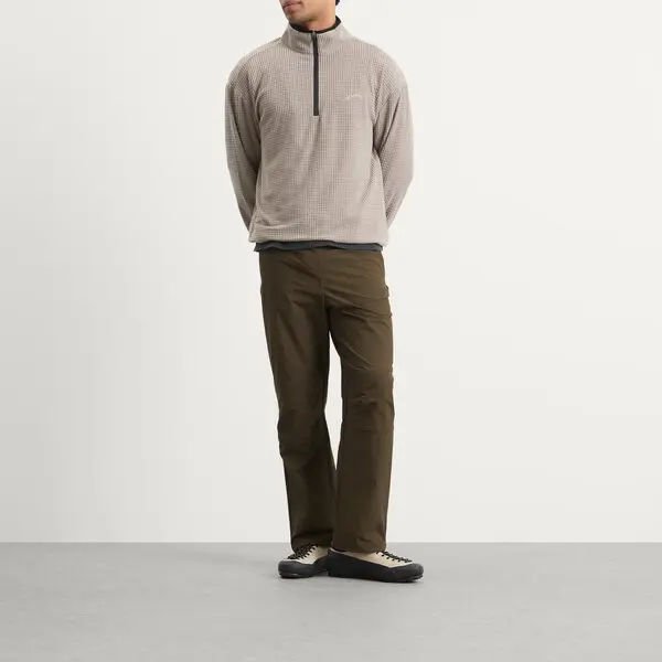 MELLOW CLO Summit Half Zip Fleece - Stone