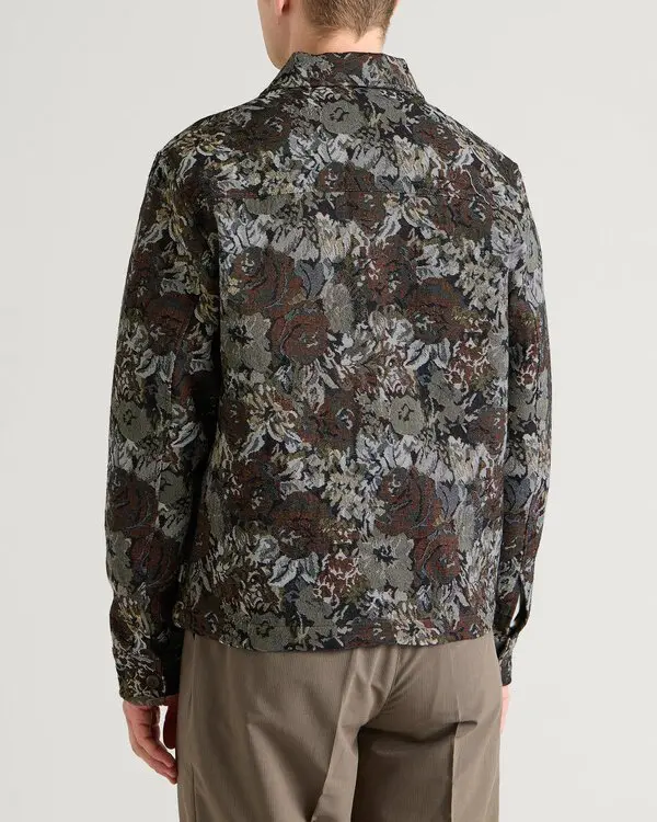 LES DEUX Rose Jacquard Overshirt