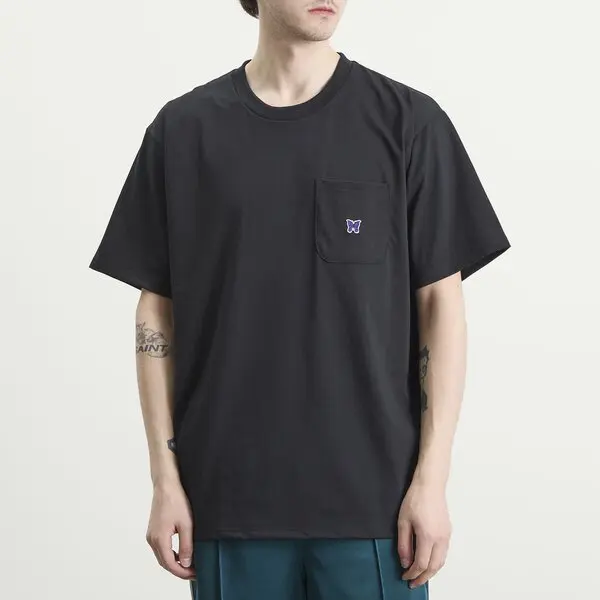 Needles Papillion Pocket T-shirt - Black
