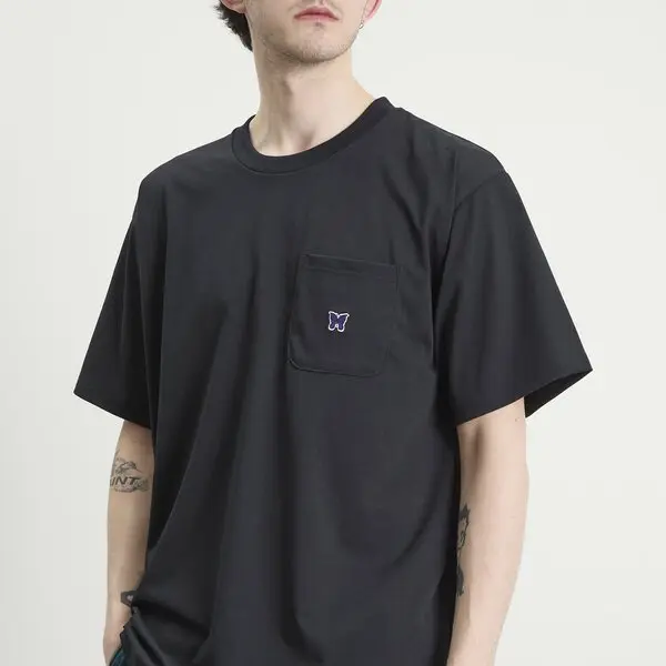 Needles Papillion Pocket T-shirt - Black