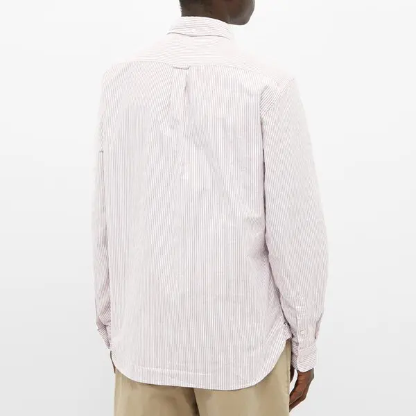 BEAMS Button Down Candy Stripe Shirt