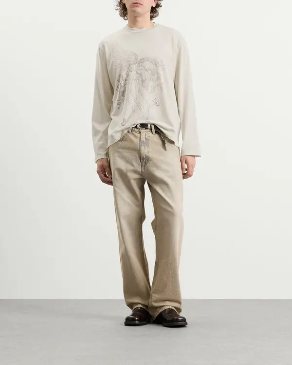 Our Legacy Spirit Print Box Long Sleeve Top