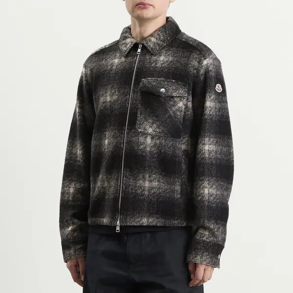 Moncler Check Shirt Jacket