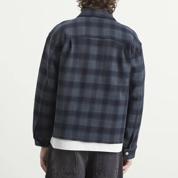 ABOUT:BLANK Plaid Zipped Overshirt