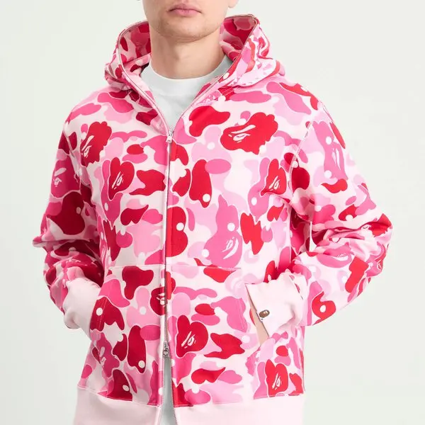A BATHING APE Abc Dot Shark Zip Hoodie