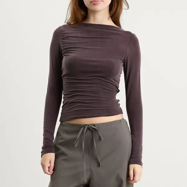 PEACHY DEN Kylie Long Sleeve Top