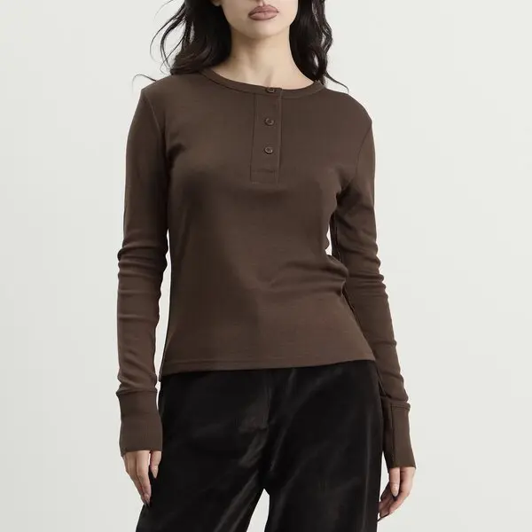Studio Nicholson Roane Long Sleeve Henley