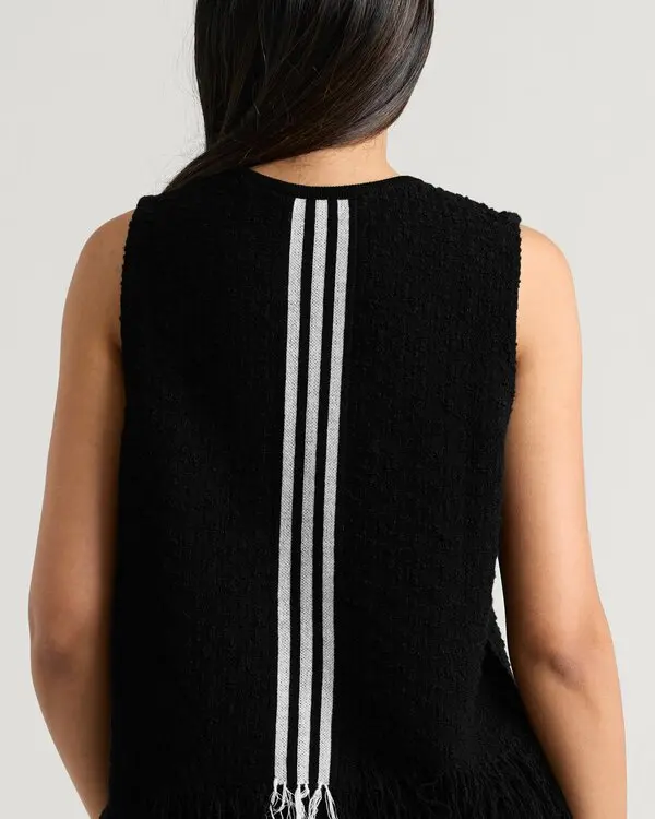Y3 Knit Fringe Vest