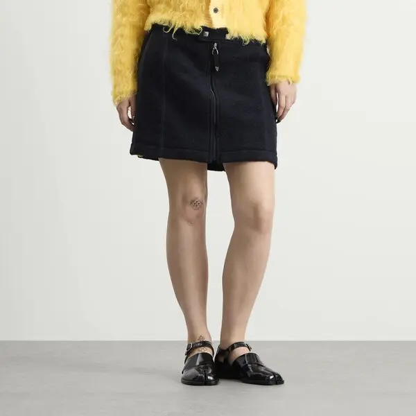 Toga Wool Jersey Skirt