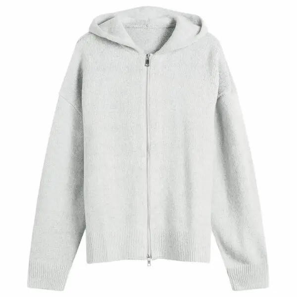 MKI MIYUKI ZOKU Mohair Blend Knit Zip Hoodie