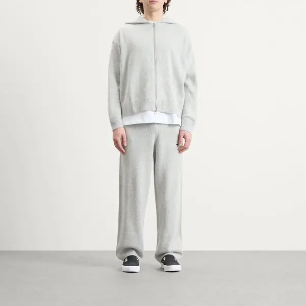 MKI MIYUKI ZOKU Mohair Blend Knit Zip Hoodie