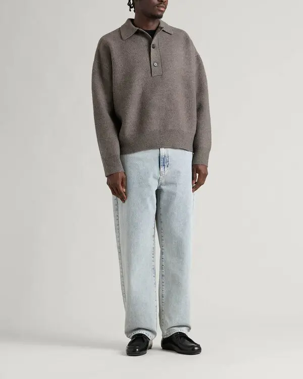MKI MIYUKI ZOKU Double Knit Rugby