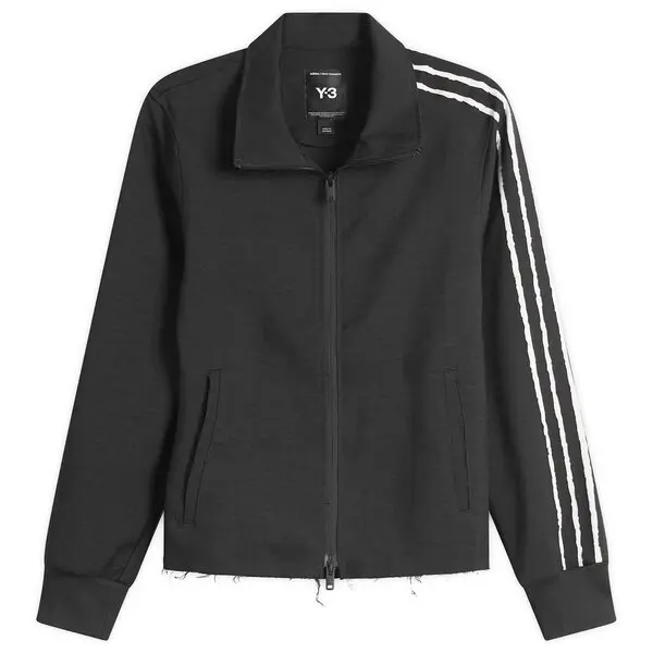Y3 3-stripe Track Jacket - Black