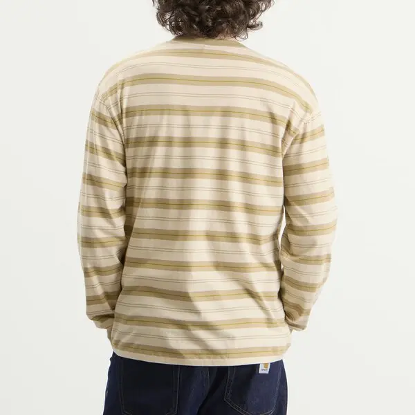 NO PROBLEMO Striped Ls T-shirt