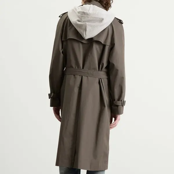 MAISON MARGIELA Trench Coat With Detachable Hood Jacket