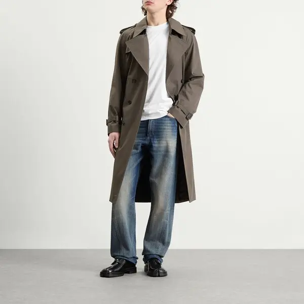 MAISON MARGIELA Trench Coat With Detachable Hood Jacket