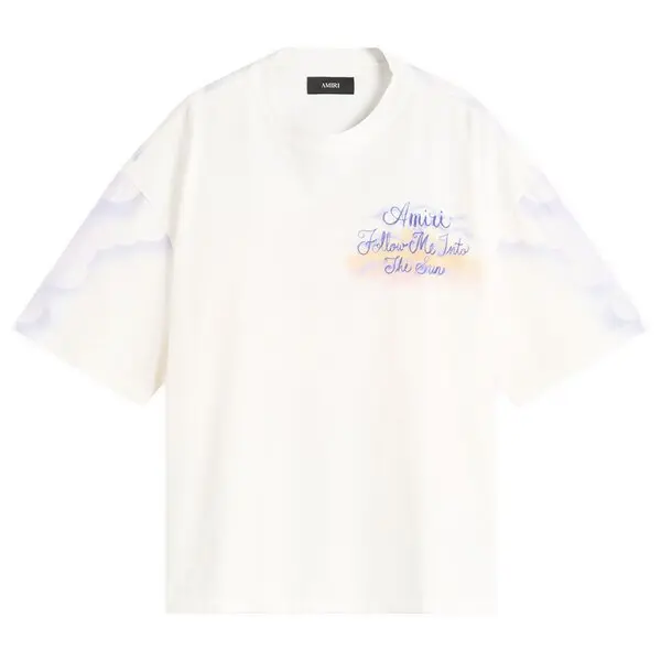 Amiri Follow Me Oversized T-shirt - Ivory