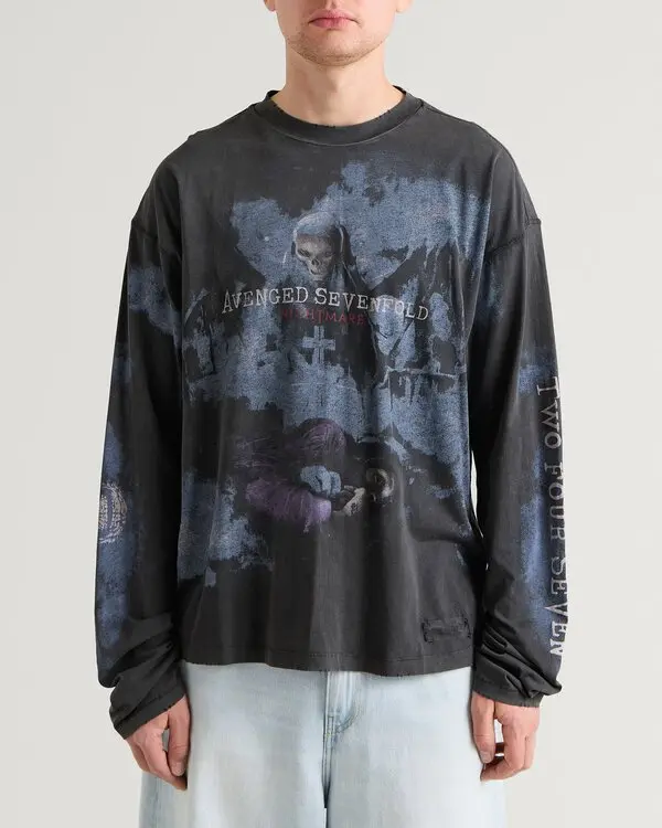 REPRESENT 247 Represent X Avenged Sevenfold Nightmare Long Sleeved T-shirt