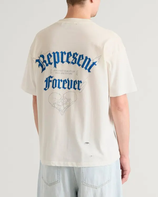 REPRESENT Duality T-shirt - Flat White