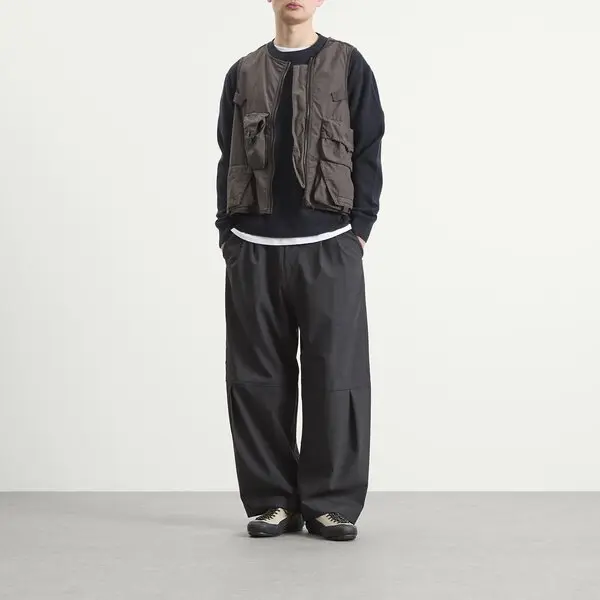 Stone Island Cotton Nylon Micro Ripstop Utility Vest Jacket