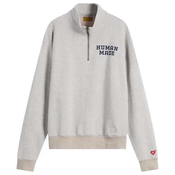 HUMAN MADE Half-zip Sweatshirt