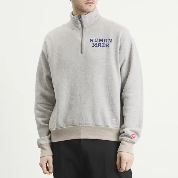 HUMAN MADE Half-zip Sweatshirt