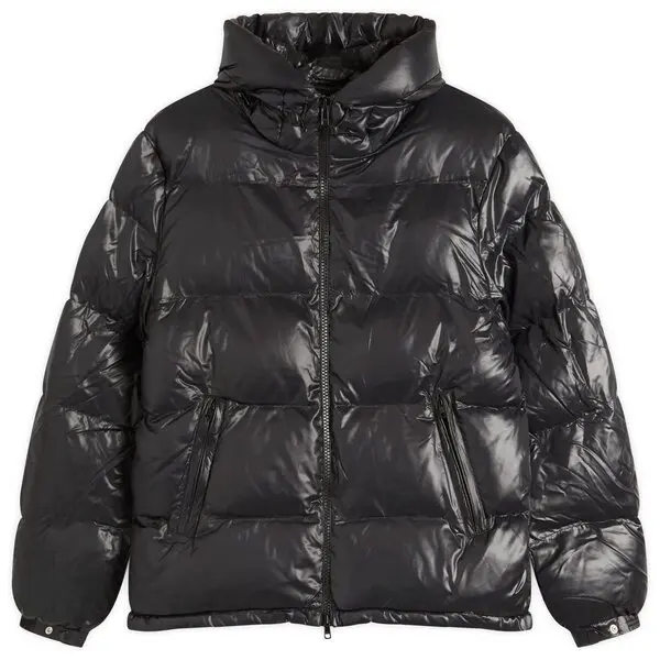 PATTA Quilted Script Logo Puffer Jacket
