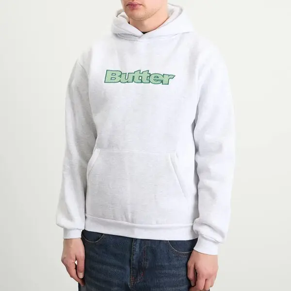 BUTTER GOODS Textured Logo Hoodie