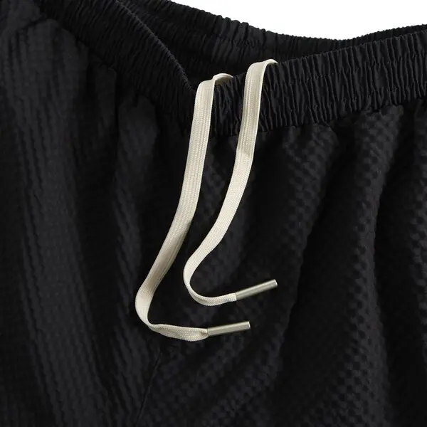 MKI MIYUKI ZOKU Presented Seersucker Wide Leg Trousers