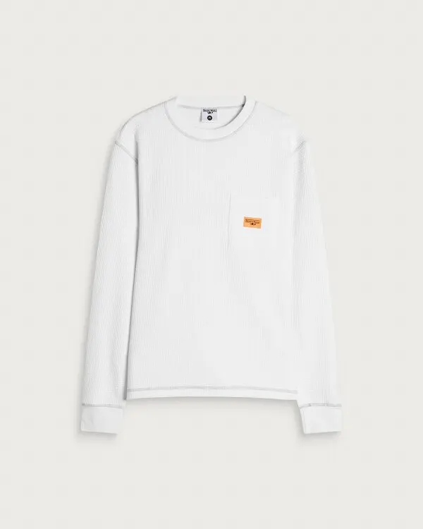 SERVICE WORKS Waffle Contrast Thermal Long Sleeve T-shirt