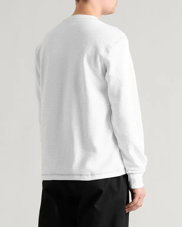 SERVICE WORKS Waffle Contrast Thermal Long Sleeve T-shirt