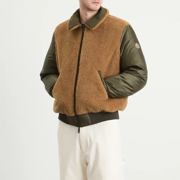 Moncler Maulevrier Bomber Reversible Teddy Jacket