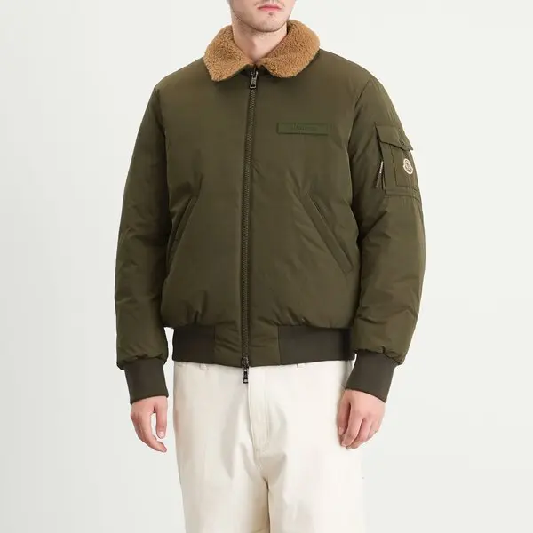 Moncler Maulevrier Bomber Reversible Teddy Jacket