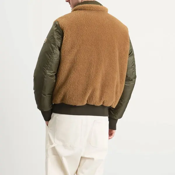 Moncler Maulevrier Bomber Reversible Teddy Jacket