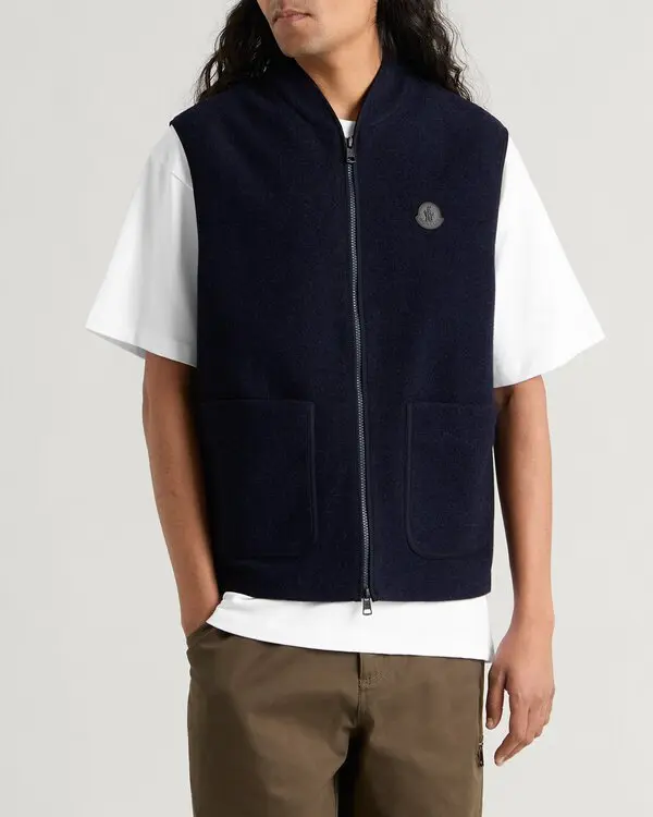 Moncler Wool Gilet Jacket