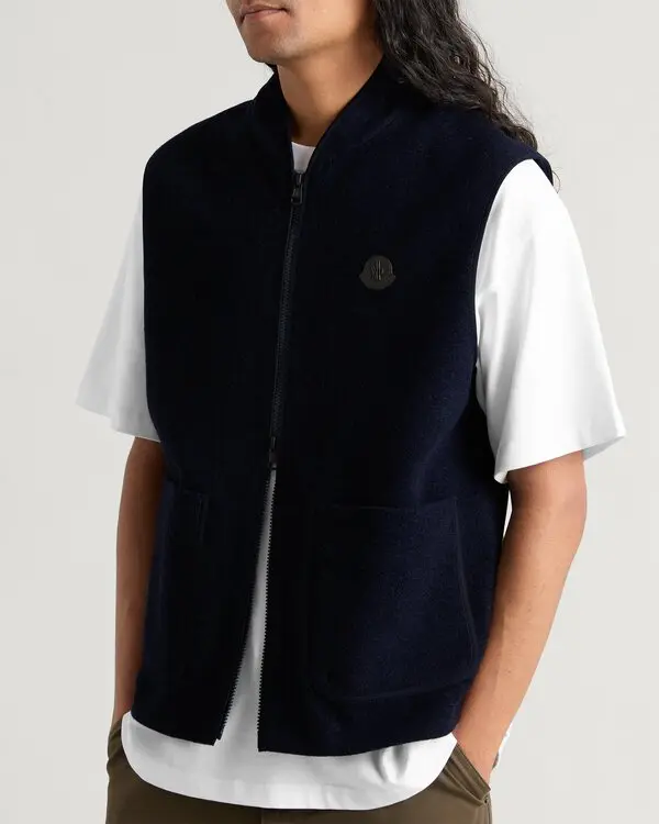 Moncler Wool Gilet Jacket