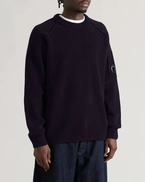C.P. COMPANY Chenille Knit Lens Jumper