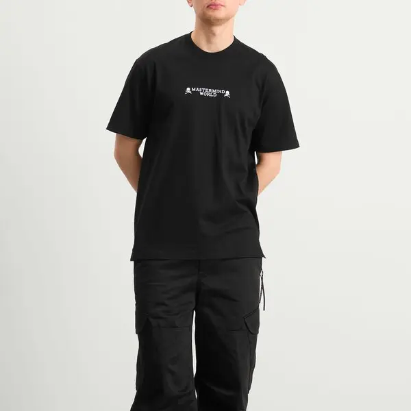 MASTERMIND WORLD I Do Not Care" Shorts Sleeve T-shirt