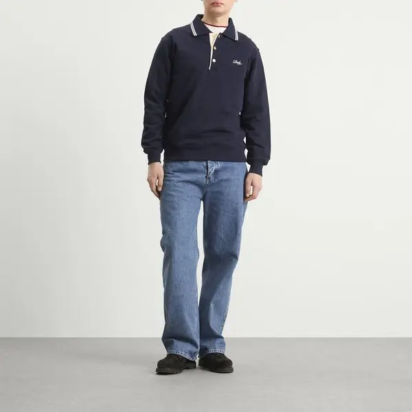 Drole De Monsieur Logo Long Sleeve Polo