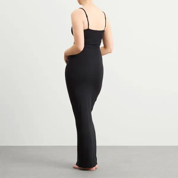 SKIMS Smooth Lounge Skimpy Scoop Neck Dress