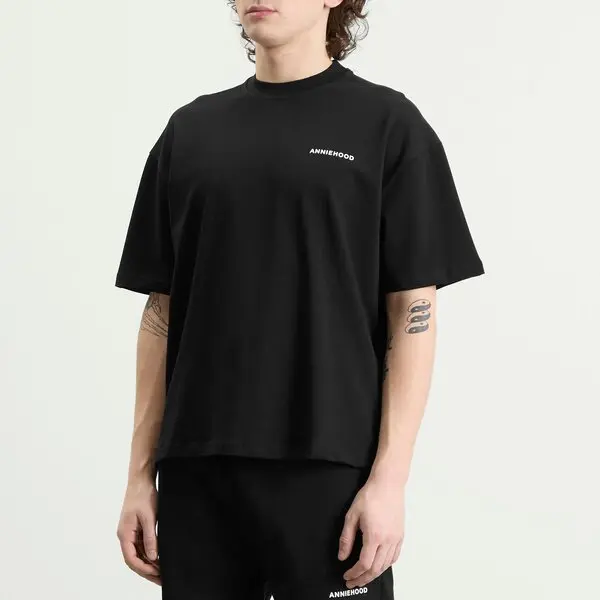 ANNIE HOOD Mini Logo T-shirt