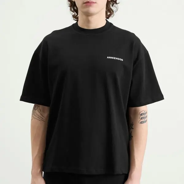 ANNIE HOOD Mini Logo T-shirt