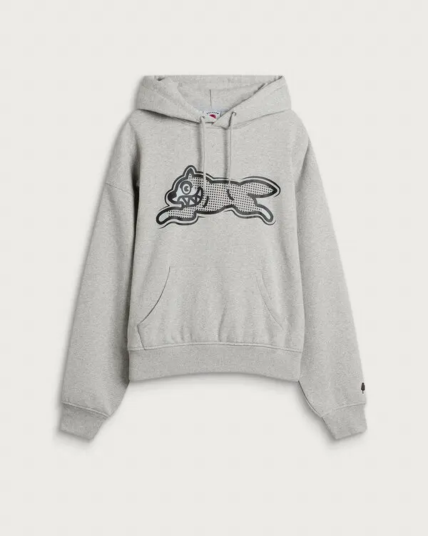 ICECREAM Half Tone Running Dog Popover Hood